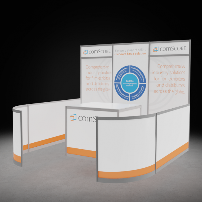 10 foot Curved Booth Display – WI Expo